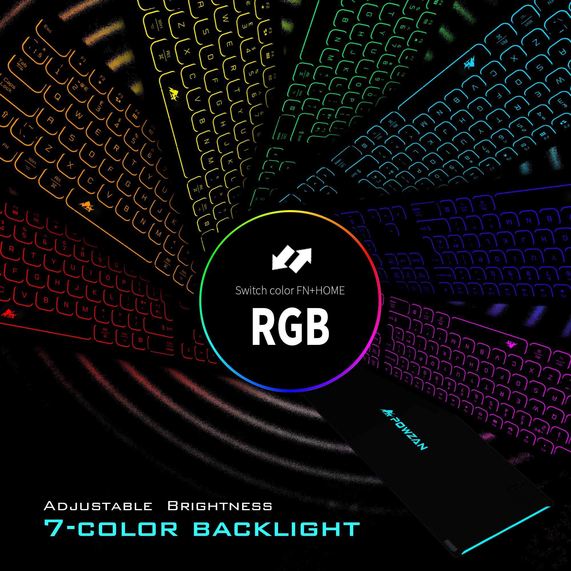 Stamp n Camp Aluminum Quiet Wired Backlit Slim Chiclet Compatible with ...