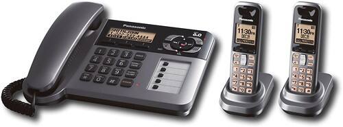 Best Buy: Panasonic DECT 6.0 Expandable Phone System with Digital Answering Machine KX-TG1062M