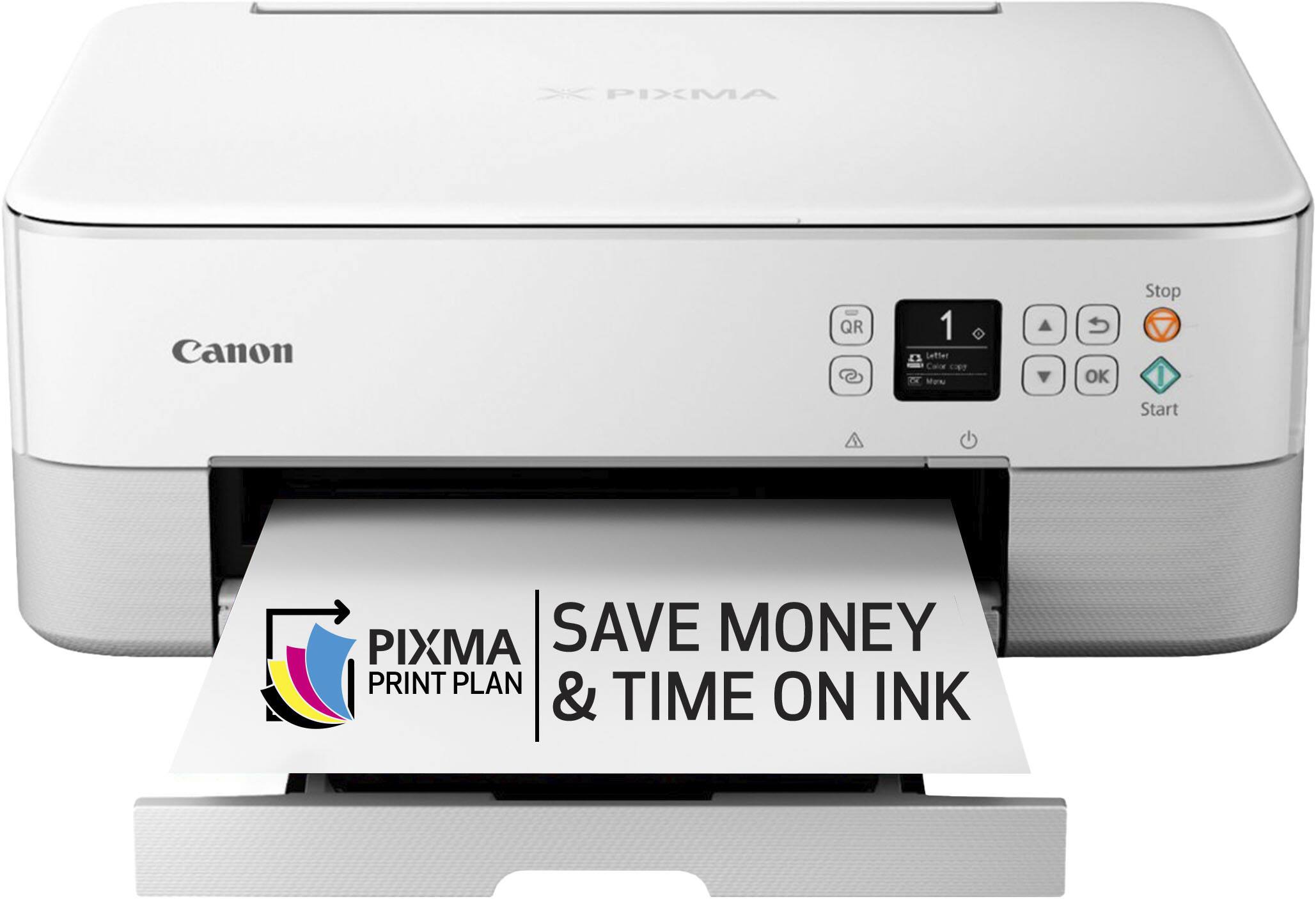 Canon PIXMA TS6420a Wireless All In One Inkjet Printer White 4462C102 ...