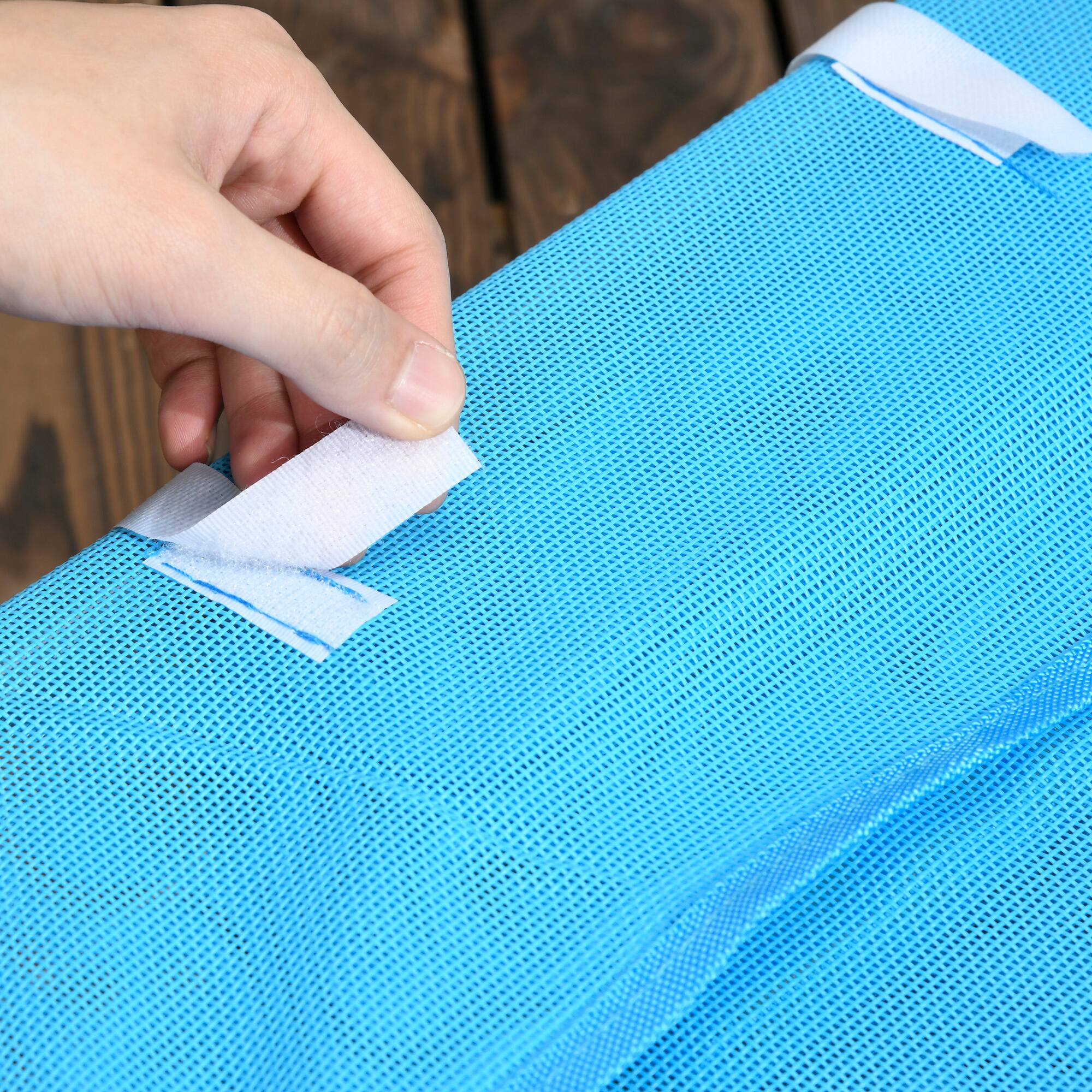 Outsunny 2 Piece Folding Chaise Lounge Chairs, Pool Sun Tanning Chairs ...