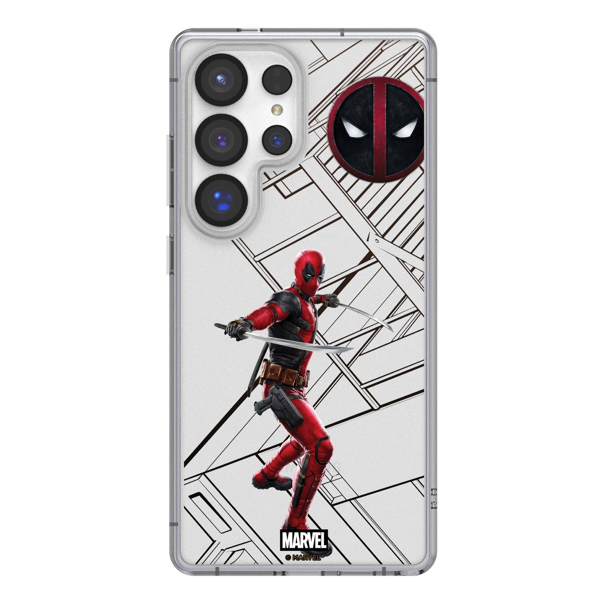 Keyscaper Marvel Deadpool MechLine Clear Phone Case Samsung Galaxy S21 ...