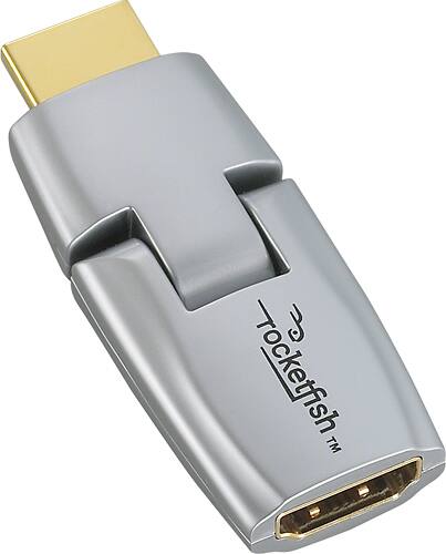 Rocketfish™ HDMI Swivel Adapter Silver/Gold RF-G1170 - Best Buy