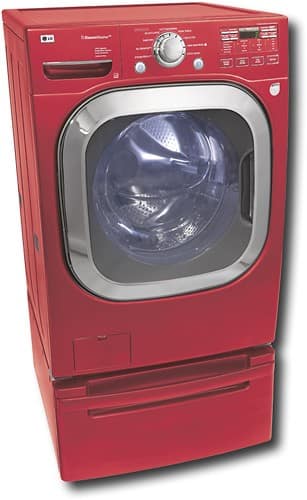 Best Buy: LG SteamWasher 4.5 Cu. Ft. Ultra Capacity Washer Wild Cherry ...