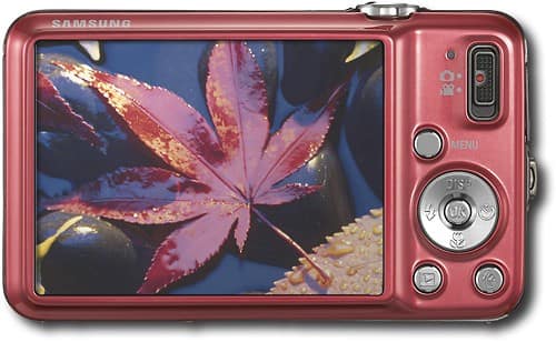 Best Buy: Samsung 12.2-Megapixel Digital Camera Red TL100