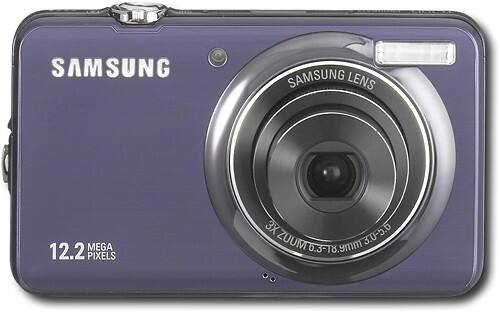 Best Buy: Samsung 12.2-Megapixel Digital Camera Blue TL100