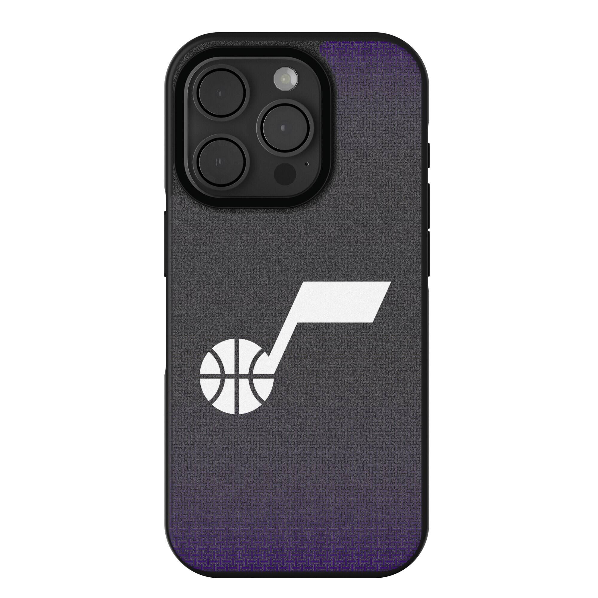 Keyscaper NBA Utah Jazz Linen Logo iPhone Bump Case 15 Plus Black ...