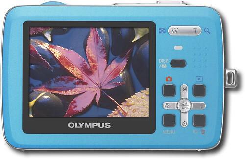 Best Buy: Olympus Stylus 10.0-Megapixel Digital Camera Blue 550WP