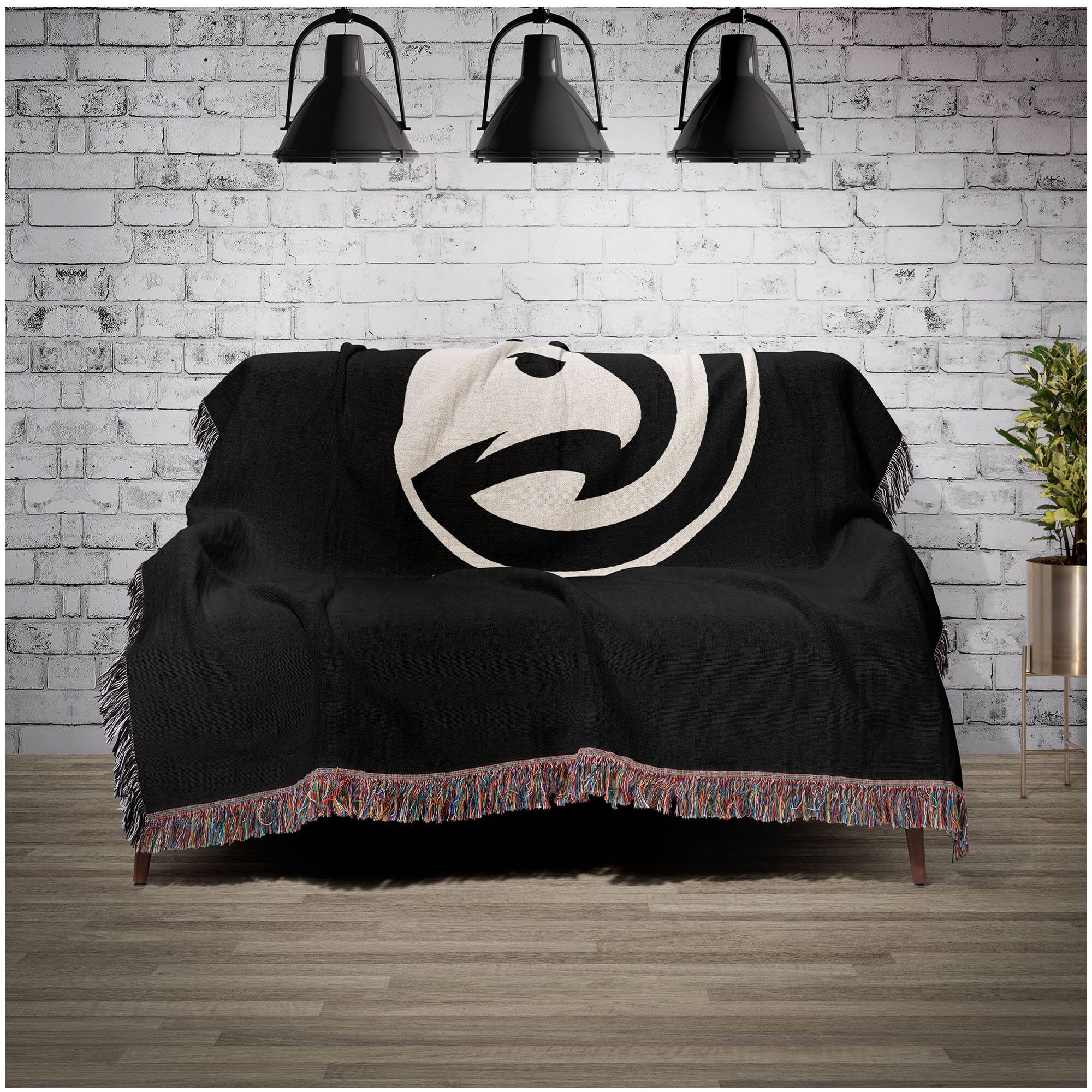 Chad & Jake Atlanta Hawks Woven Blanket Black 200797660 - Best Buy