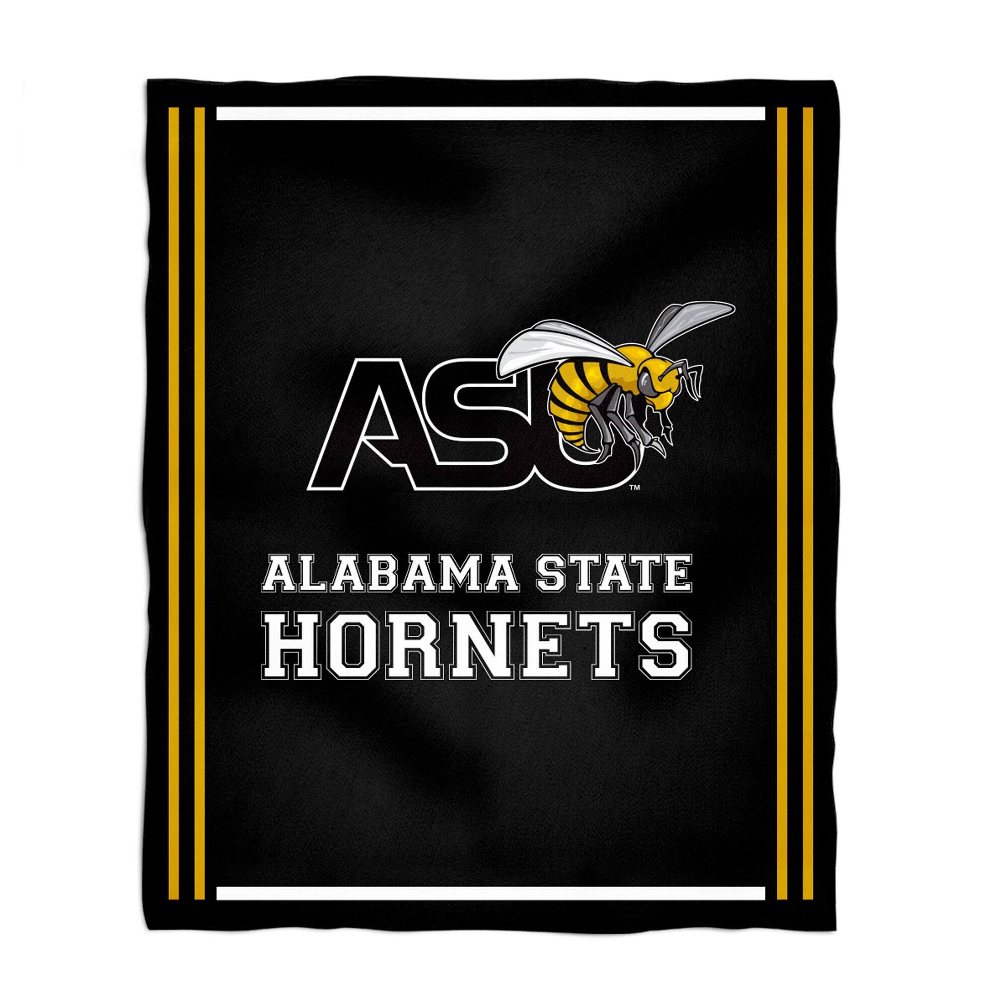 Vive La Fete Alabama State Hornets 36'' x 48'' Big Mascot Blanket Black ...