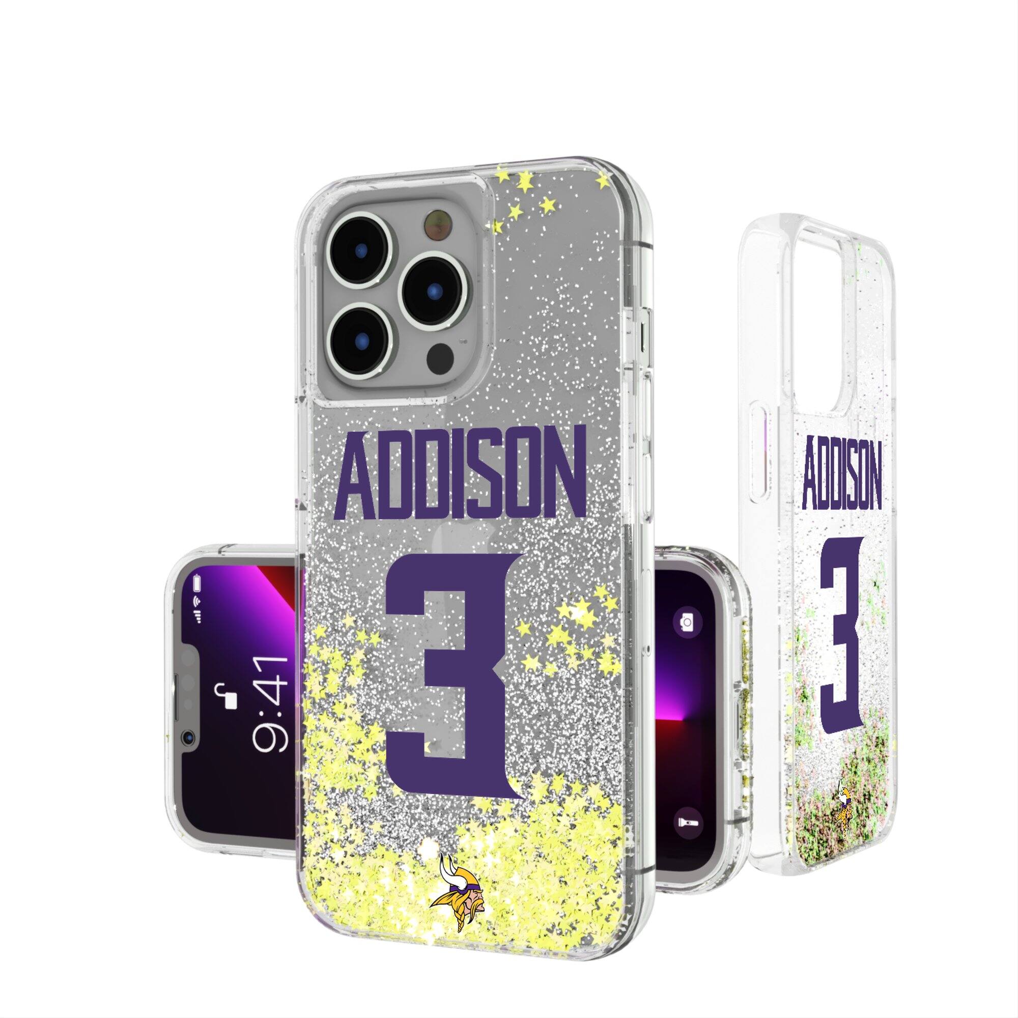 Keyscaper NFL Jordan Addison Minnesota Vikings iPhone Glitter Phone ...