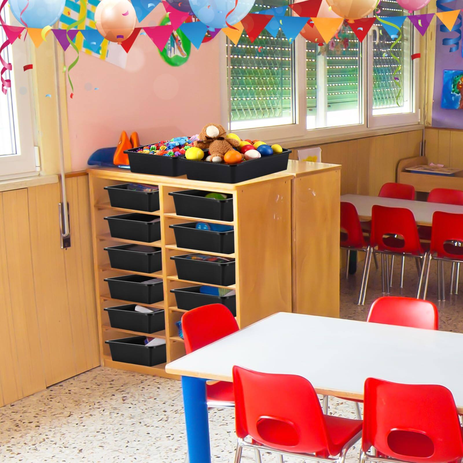 Dapper Styles Flat Storage Tray Organizer Bin Letter Size Paper Trays ...