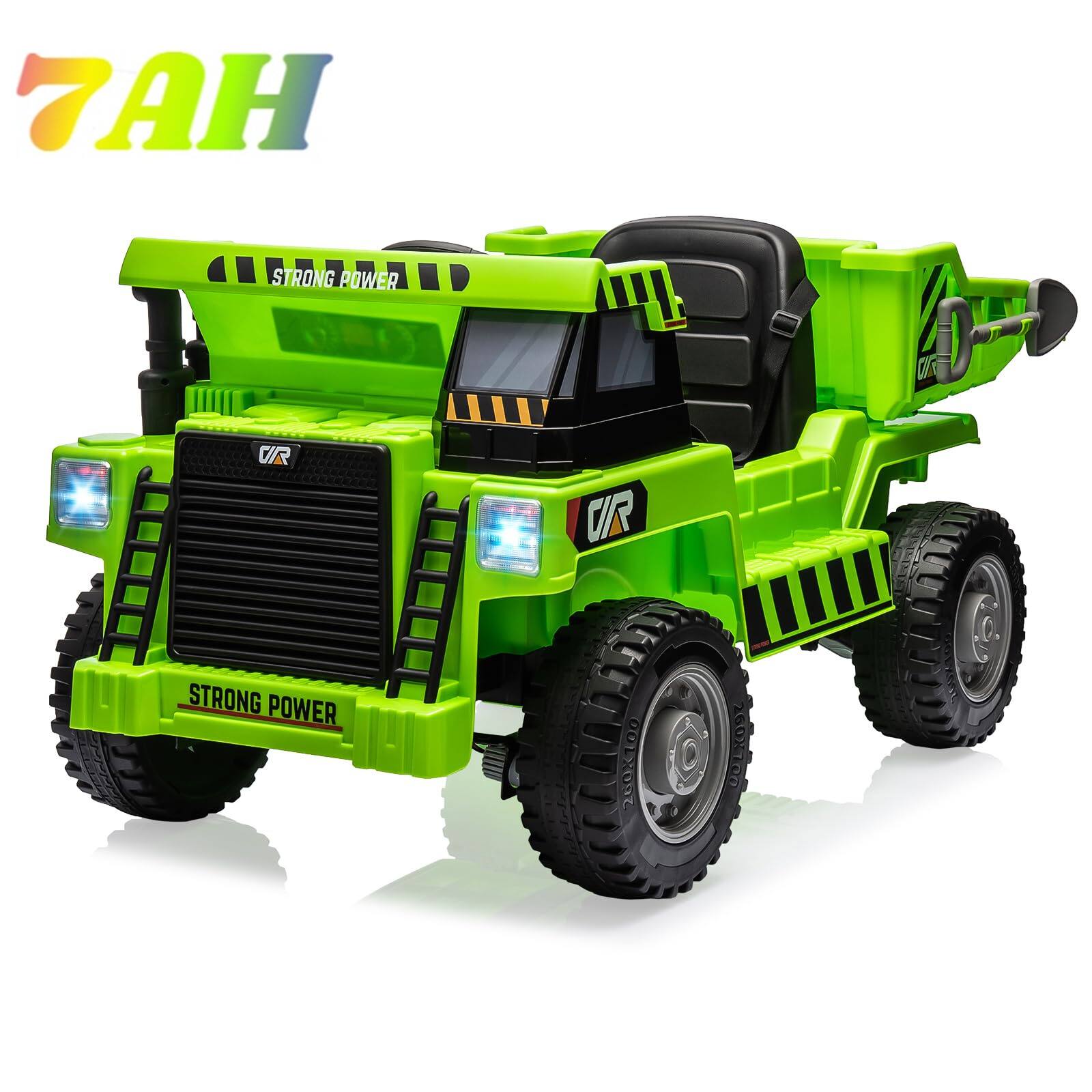 Acekool 12V Kids Electric Dump Truck, Ride On Construction Vehicle with ...