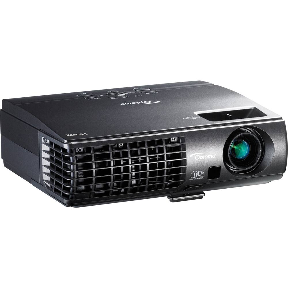 Best Buy: Optoma 720p DLP Projector Black W304M