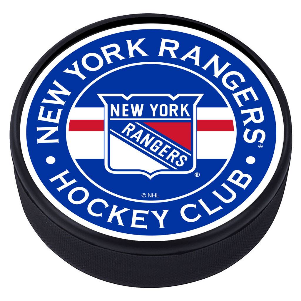 Mustang Drinkware New York Rangers Striped Hockey Puck Multicolor ...