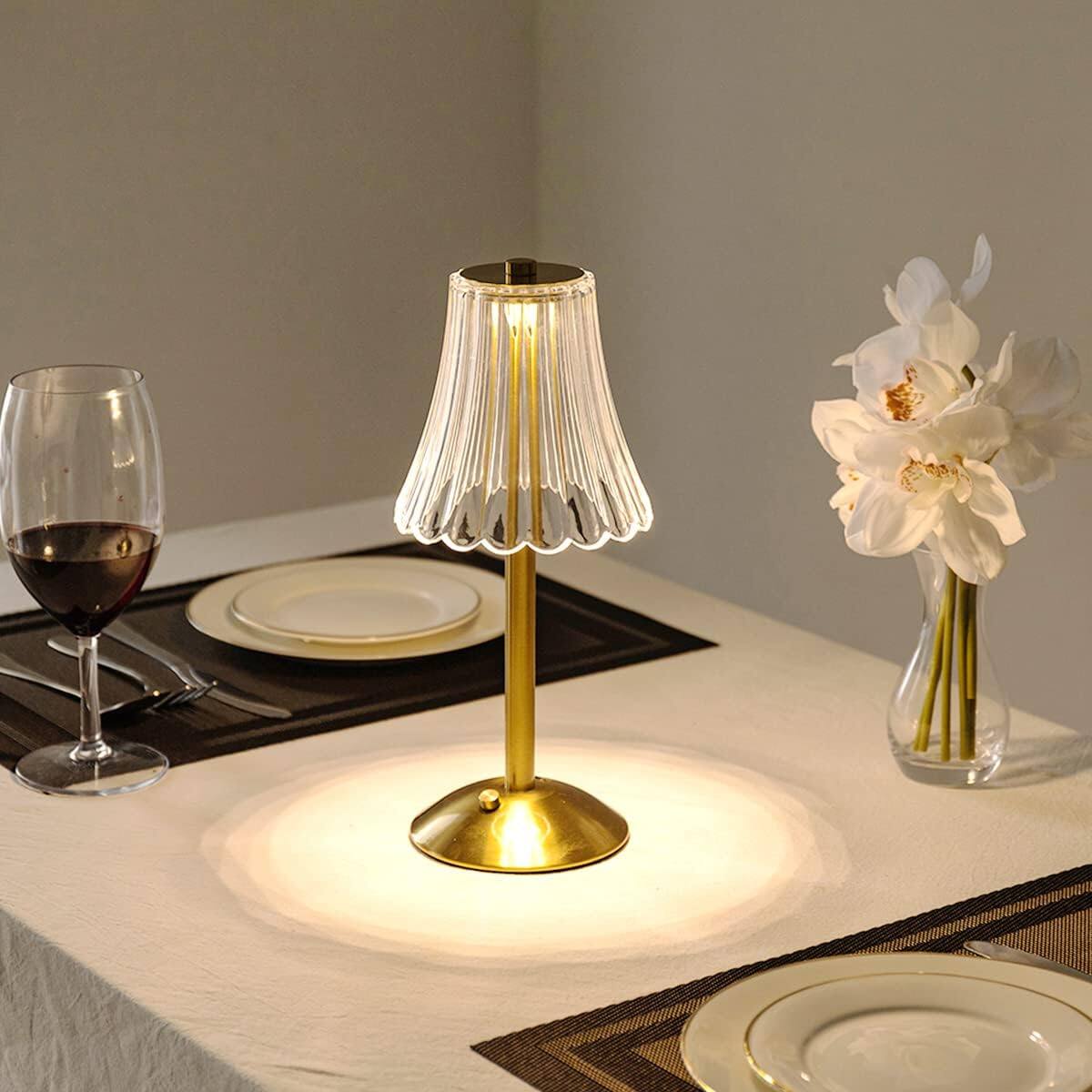 Stamp n Camp Cordless Table Lamps for Home Table Dining Room ...