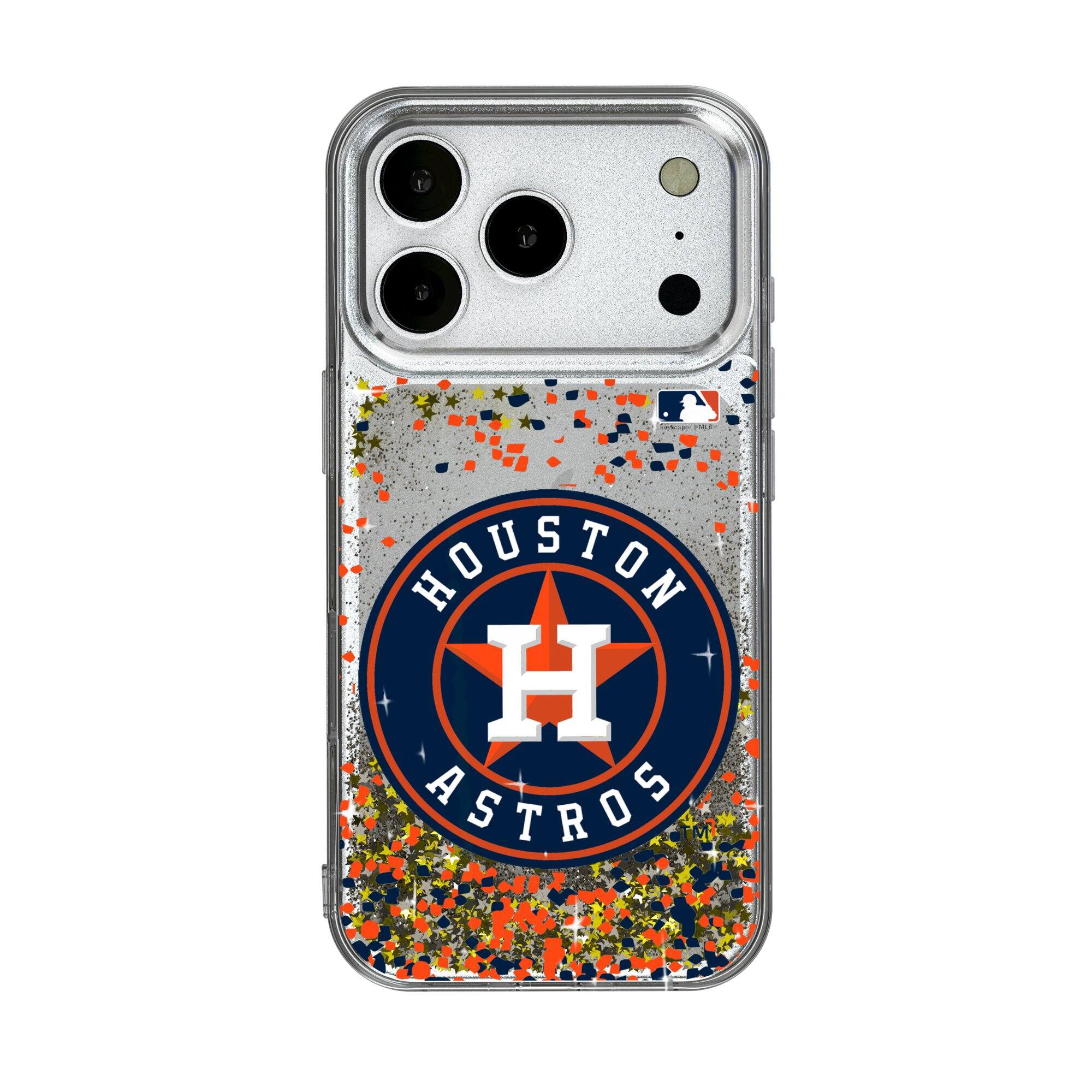 Keyscaper MLB Houston Astros Glitter Confetti iPhone Case 14 Multicolor ...