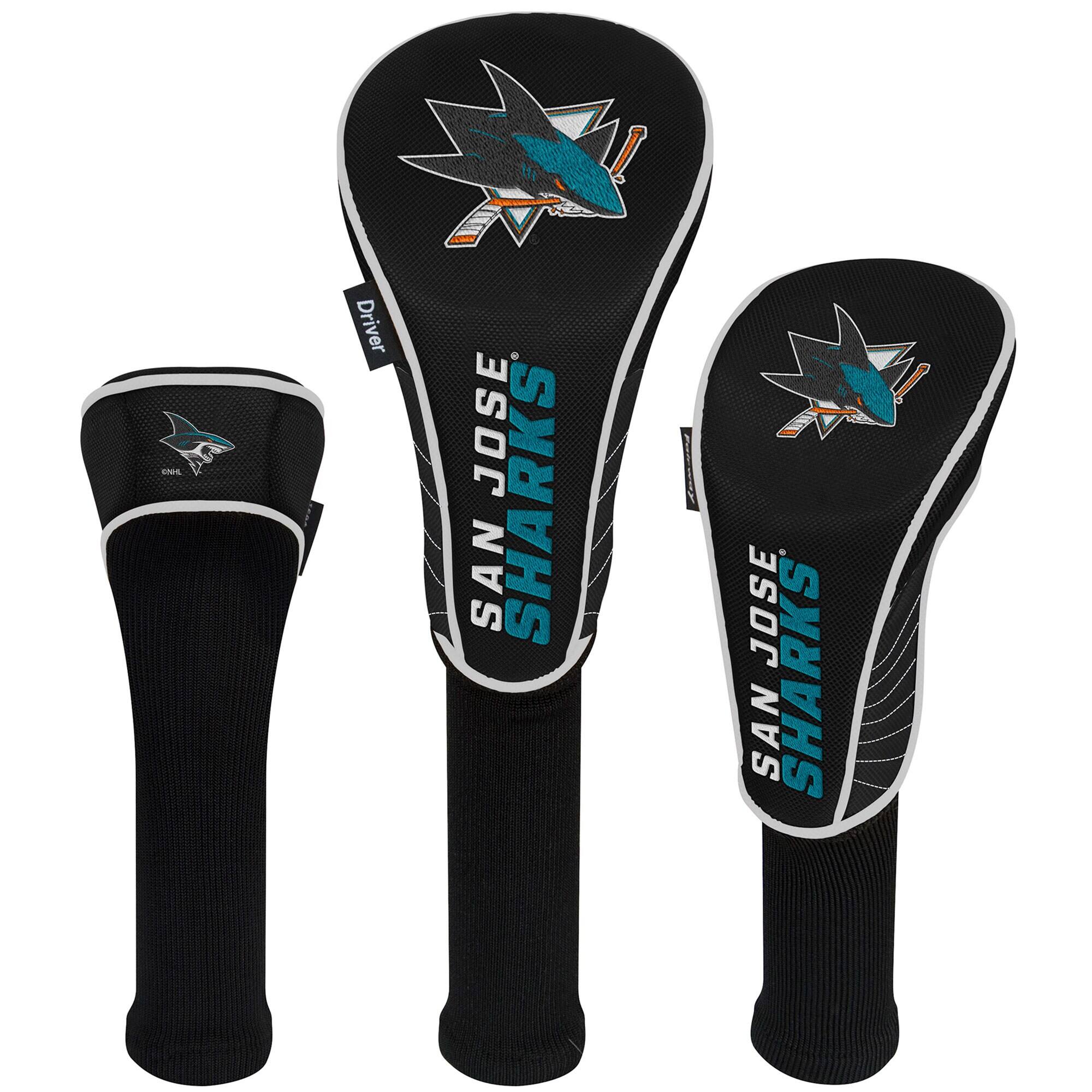 WinCraft San Jose Sharks Three Pack Golf Club Headcover Set Multicolor ...