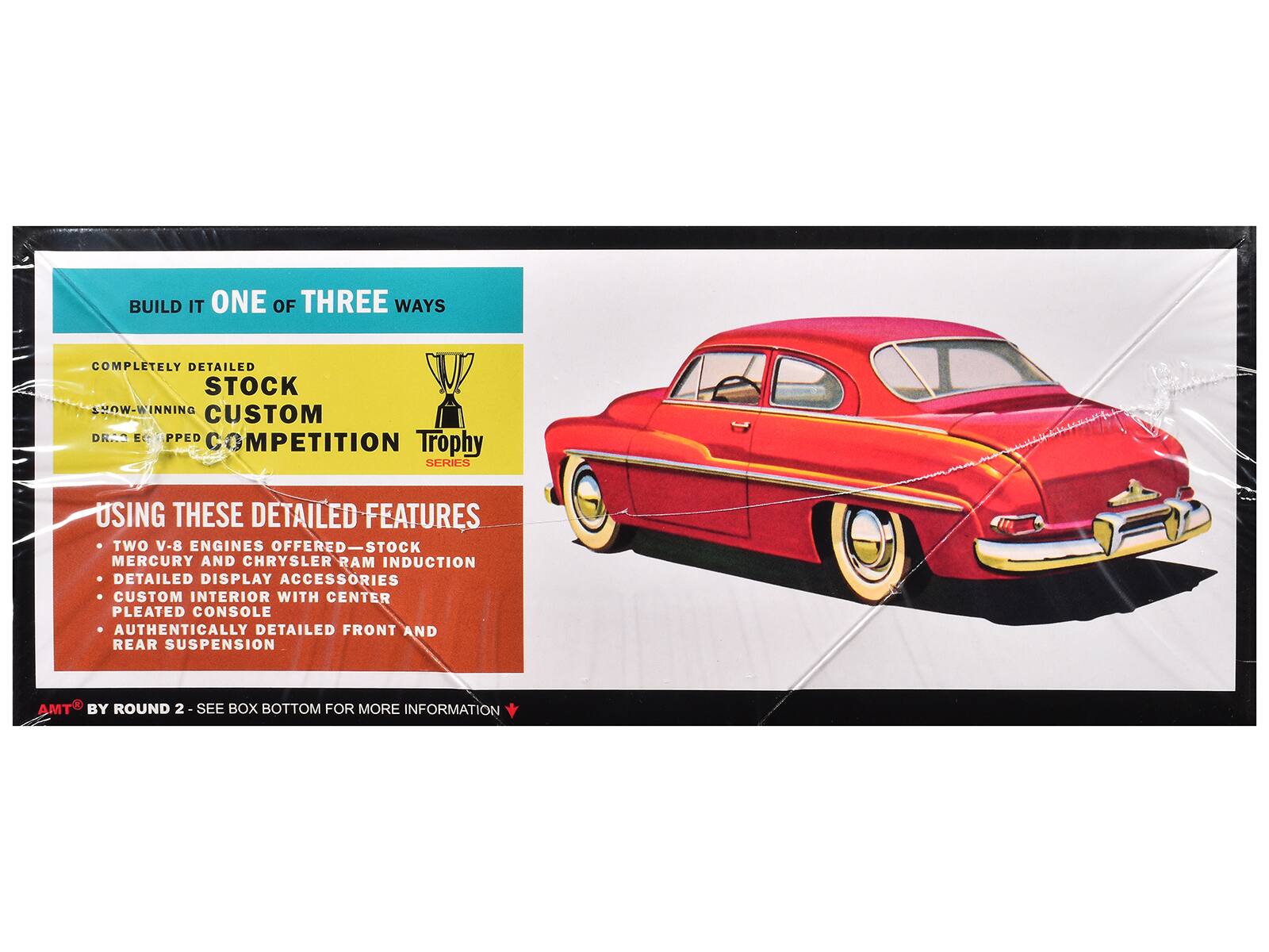 Skill 2 Model Kit 1949 Mercury Club Coupe 1/25 Scale Model by AMT Green ...