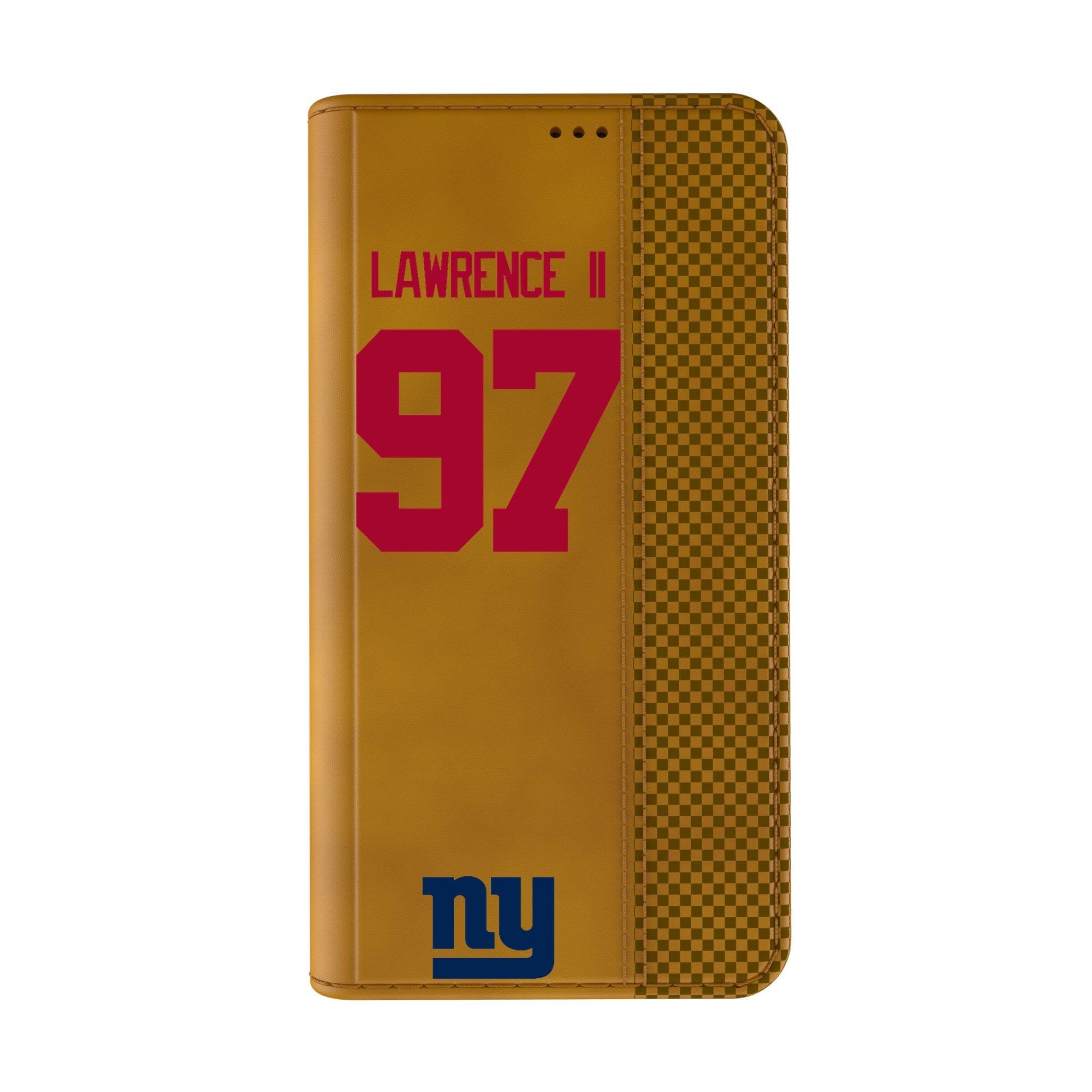 Keyscaper NFL Dexter Lawrence II New York Giants Folio iPhone Case 14 ...