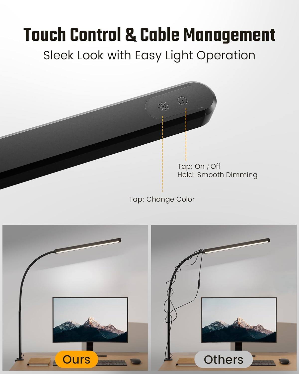 Stamp n Camp SUPERDANNY Eye Caring LED Desk Lamp 360° Flexible ...
