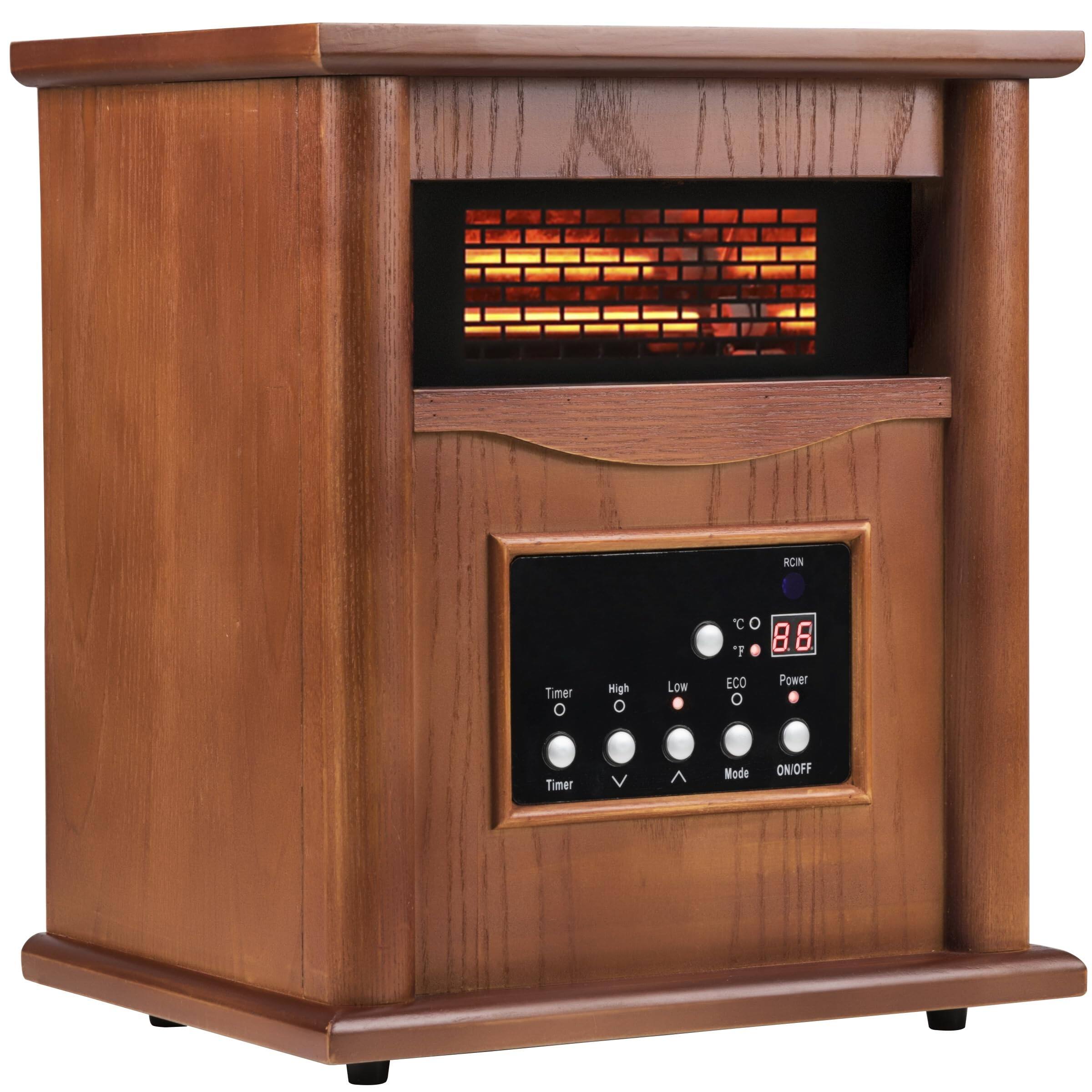 Airo Comfort Electric Infrared Space Heater – 1500W Quartz Heater for ...
