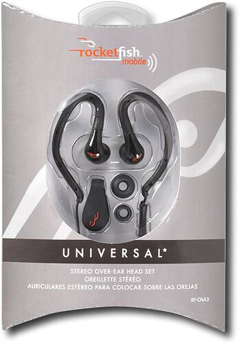 Best Buy: Rocketfish™ Over-the-Ear Sport Stereo Headset Black, Red RF-CNA2