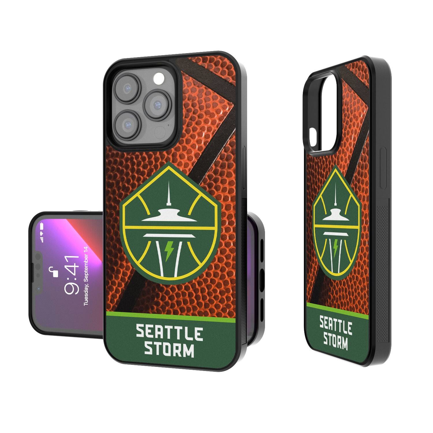 Keyscaper WNBA Seattle Storm Basketball Design iPhone Bump Case 14 Pro ...