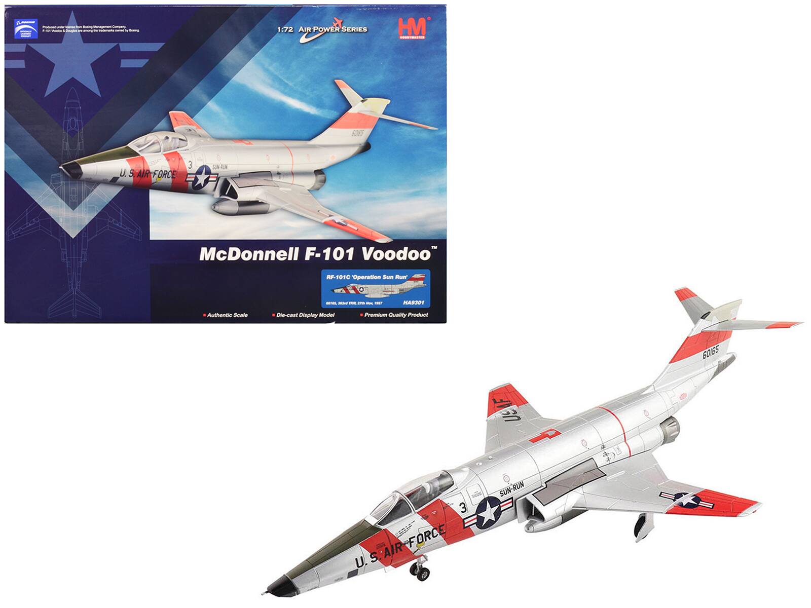 Hobby Master McDonnell RF 101C Voodoo Operation Sun Run 363rd TRW 1957 ...