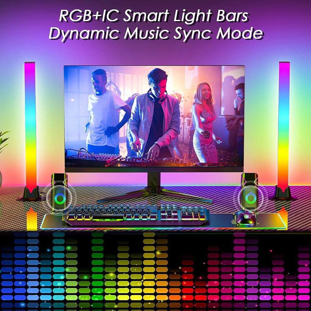 PARKER SLATER 16.5" Smart RGBIC Light Bar, 16M Colors, Music Sync, 213 ...