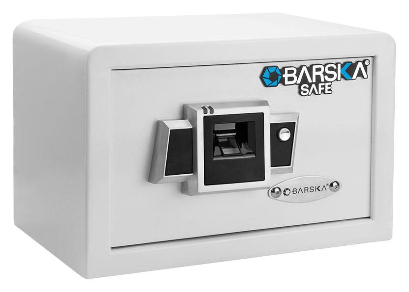 Best Buy: Barska Compact Biometric Safe with Motorized Deadbolt Lock ...