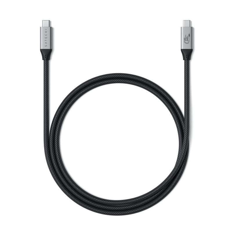 Satechi USB C 4.0 Pro Cable (1.2m/4ft) USB IF Certified, 240W PD, 8K ...