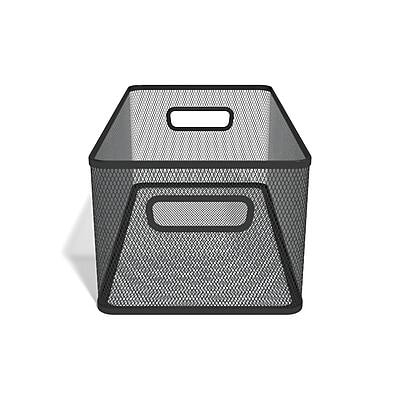 TRU RED TRU RED™ Wire Mesh Storage Box, (TR57548) Matte Black TR57548 ...