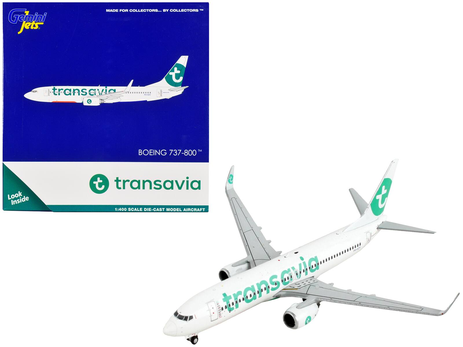 Boeing 737 800 Commercial Aircraft "Transavia Airlines" Tail 1/400 ...