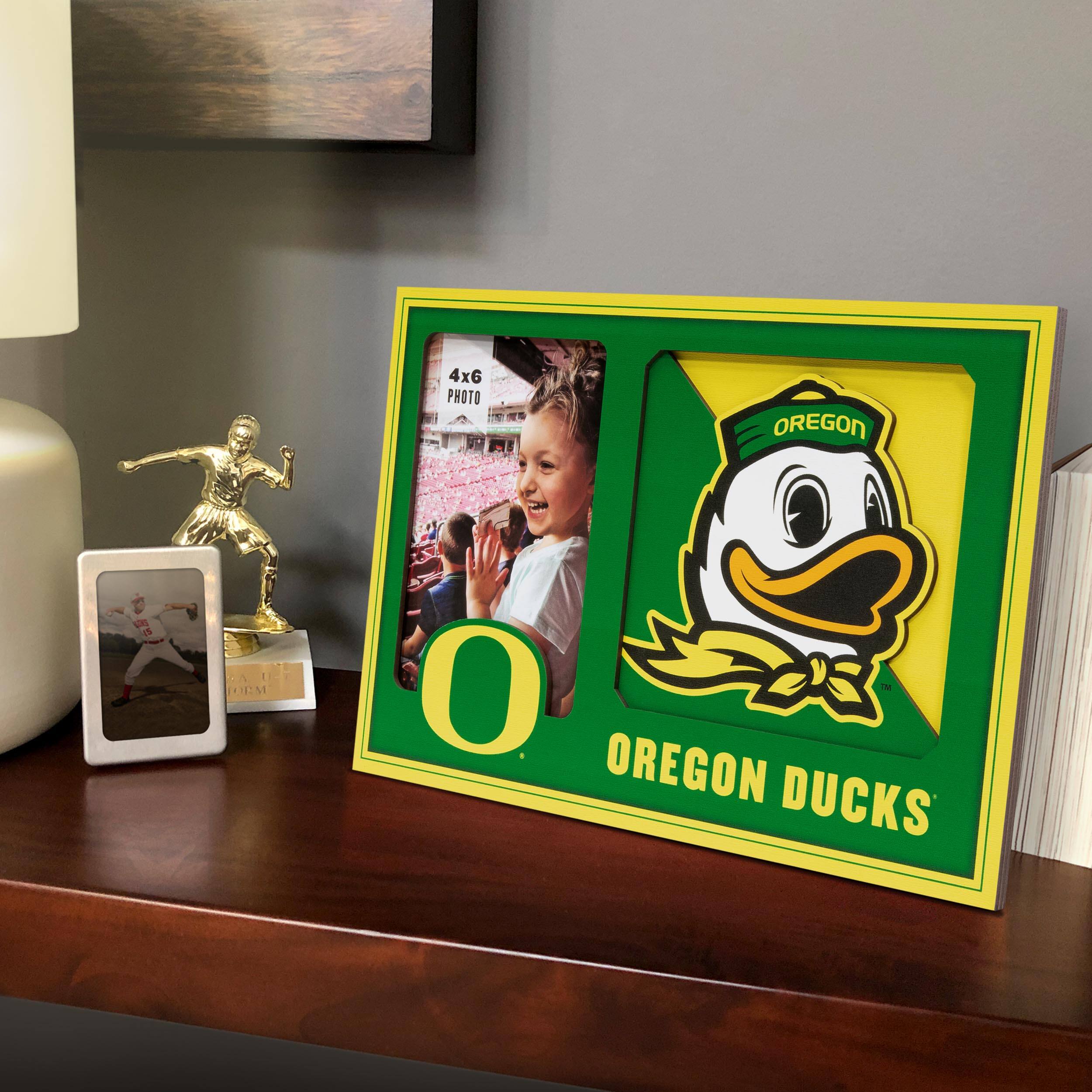 YouTheFan Oregon Ducks 3D Logo Picture Frame Multicolor 203412591 ...