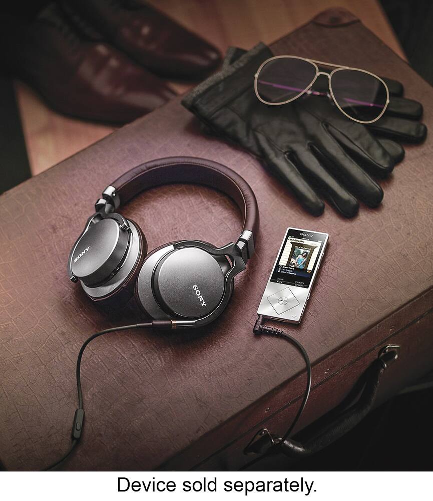 Best Buy: Sony Over-the-Ear Stereo Headphones Silver/Brown MDR1A/S