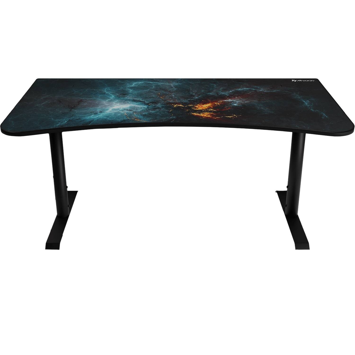 Arozzi Arena Ultrawide Curved Gaming Desk Omega ARENA-NA-BK-OMEGA ...