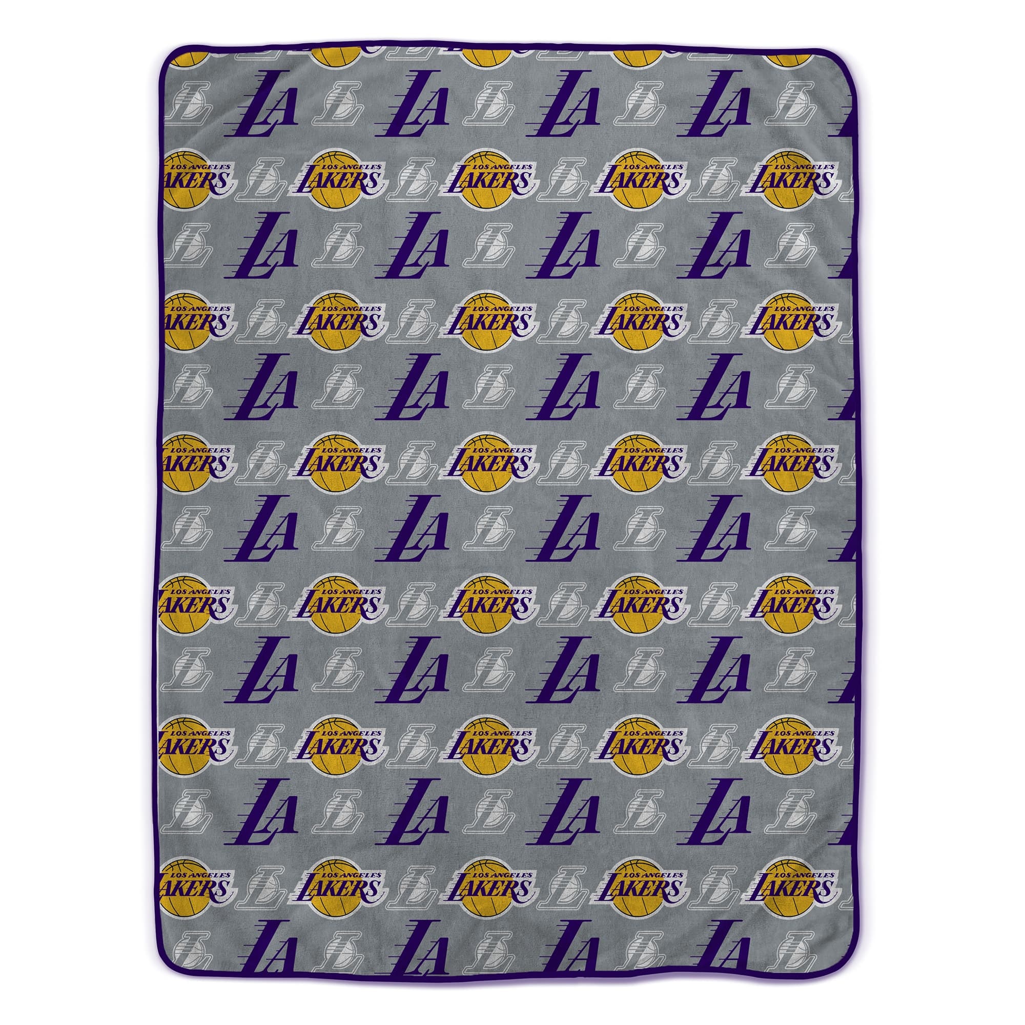 Pegasus Los Angeles Lakers 66" x 95" Oversized Logo Roll Ultra Cozy ...