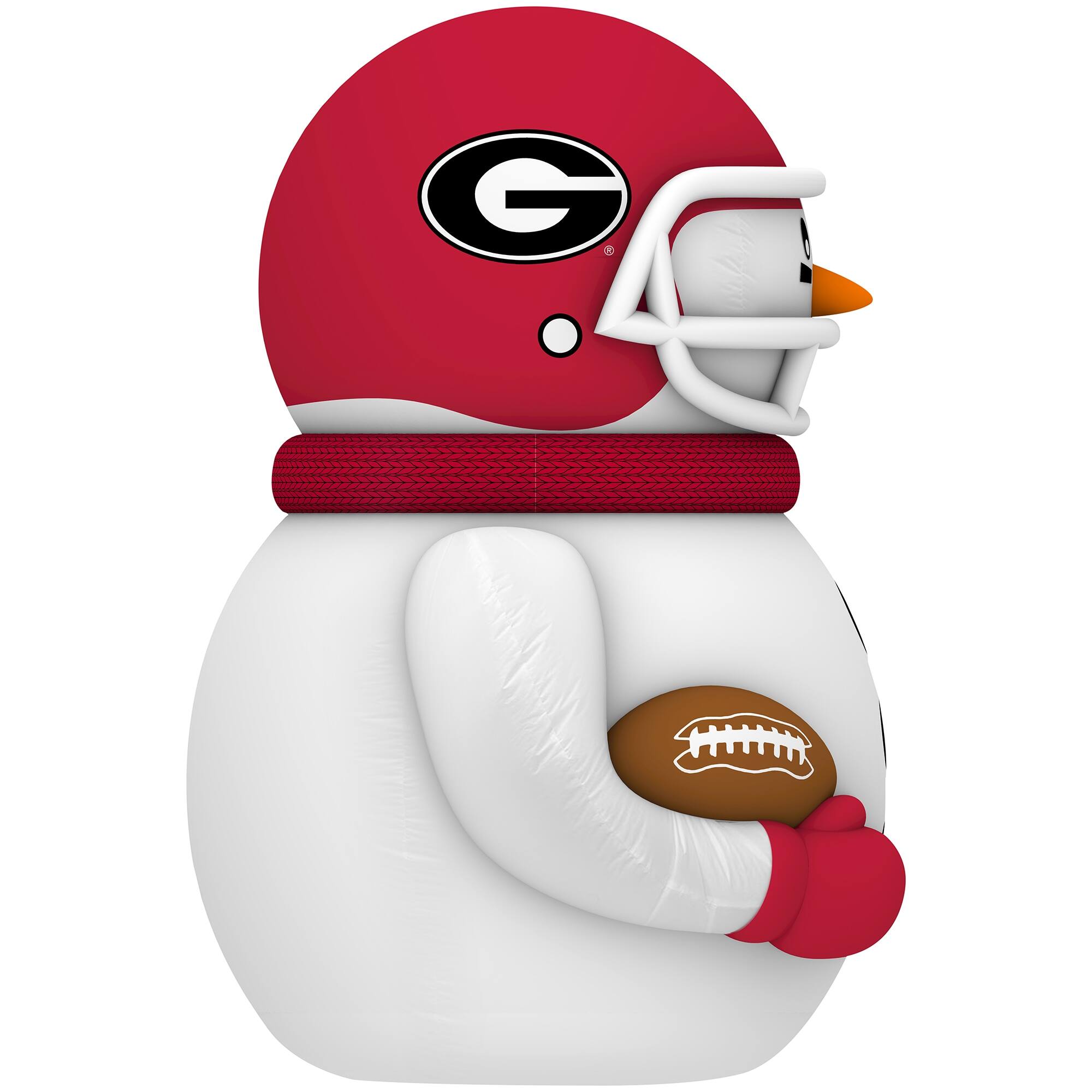 Sporticulture Georgia Bulldogs 7' Inflatable Snowman Player Red ...