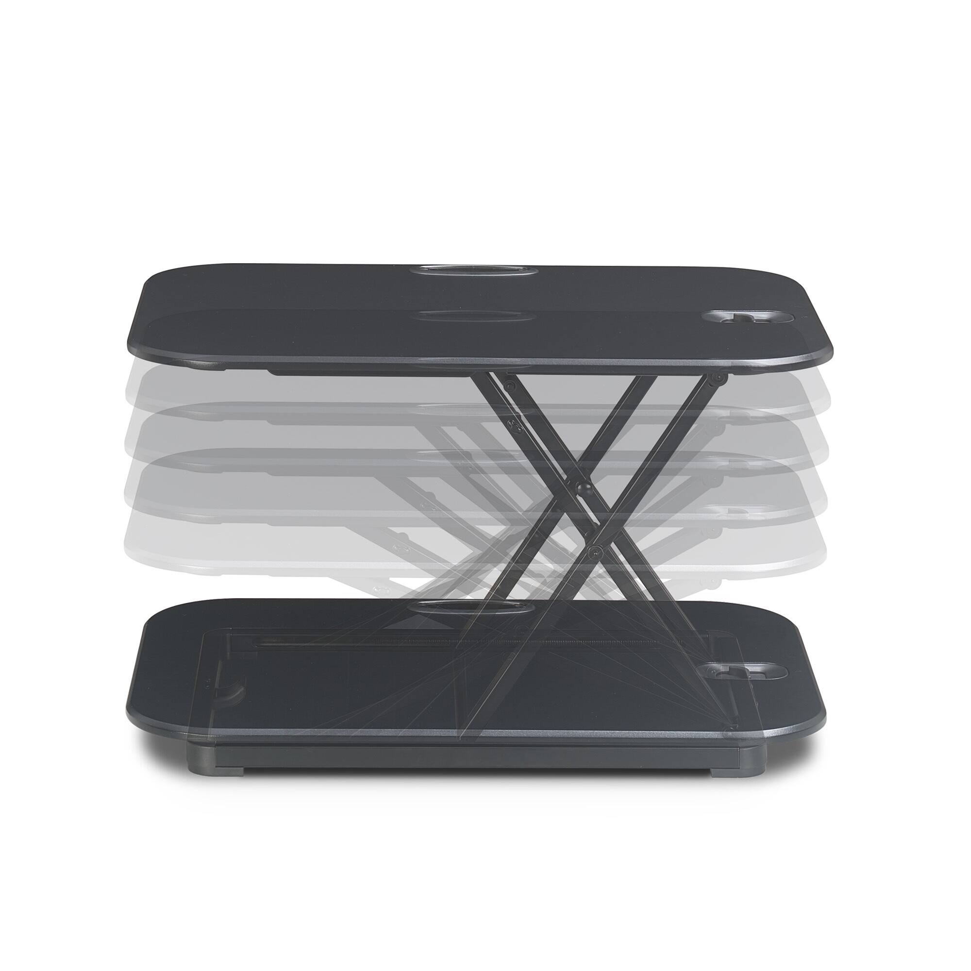 True Seating Ergonomic 5 Level Height Adjustable Sit to Stand Laptop or ...