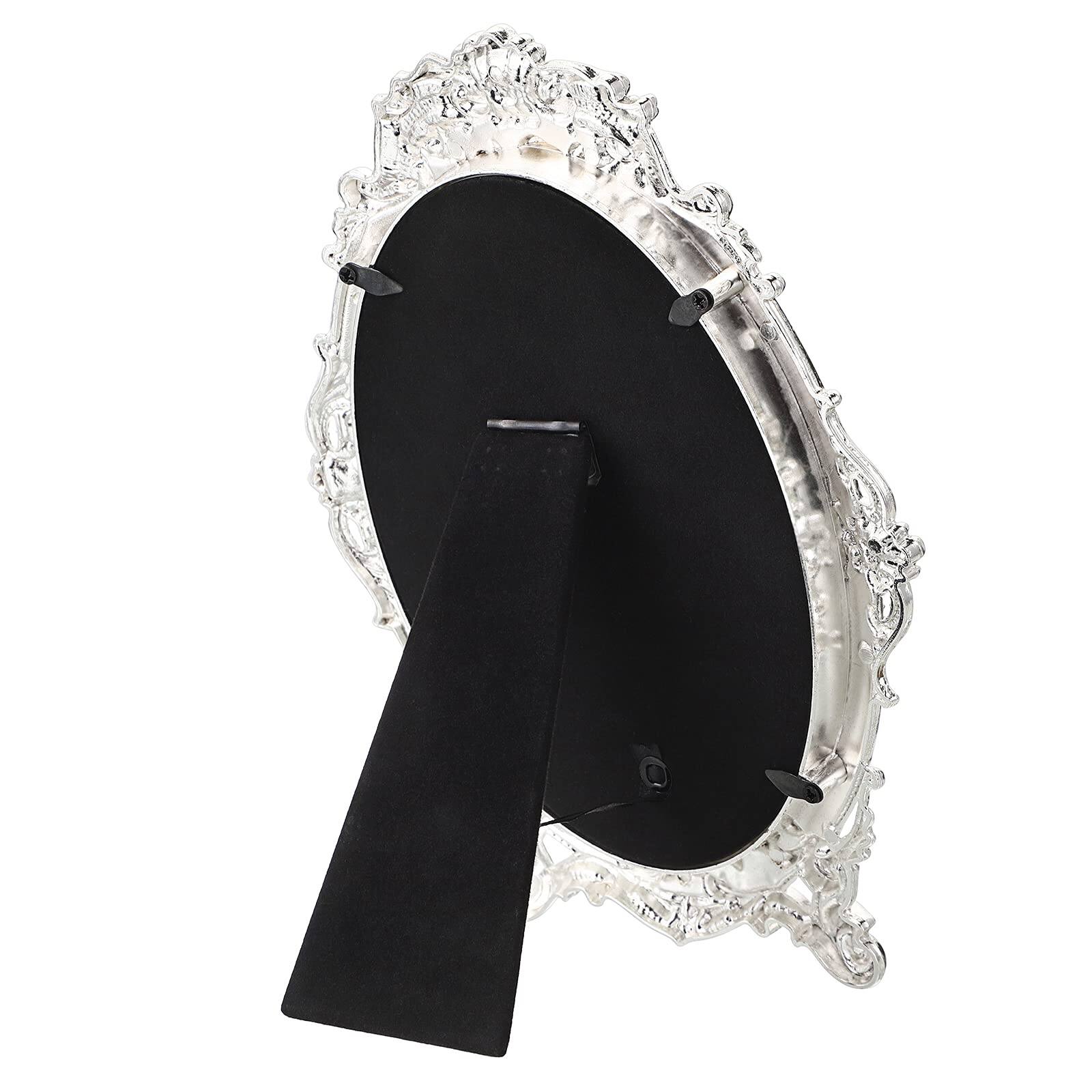 Pacoar Cade Small Dressing Mirror Vintage Metal Desktop With Stand ...