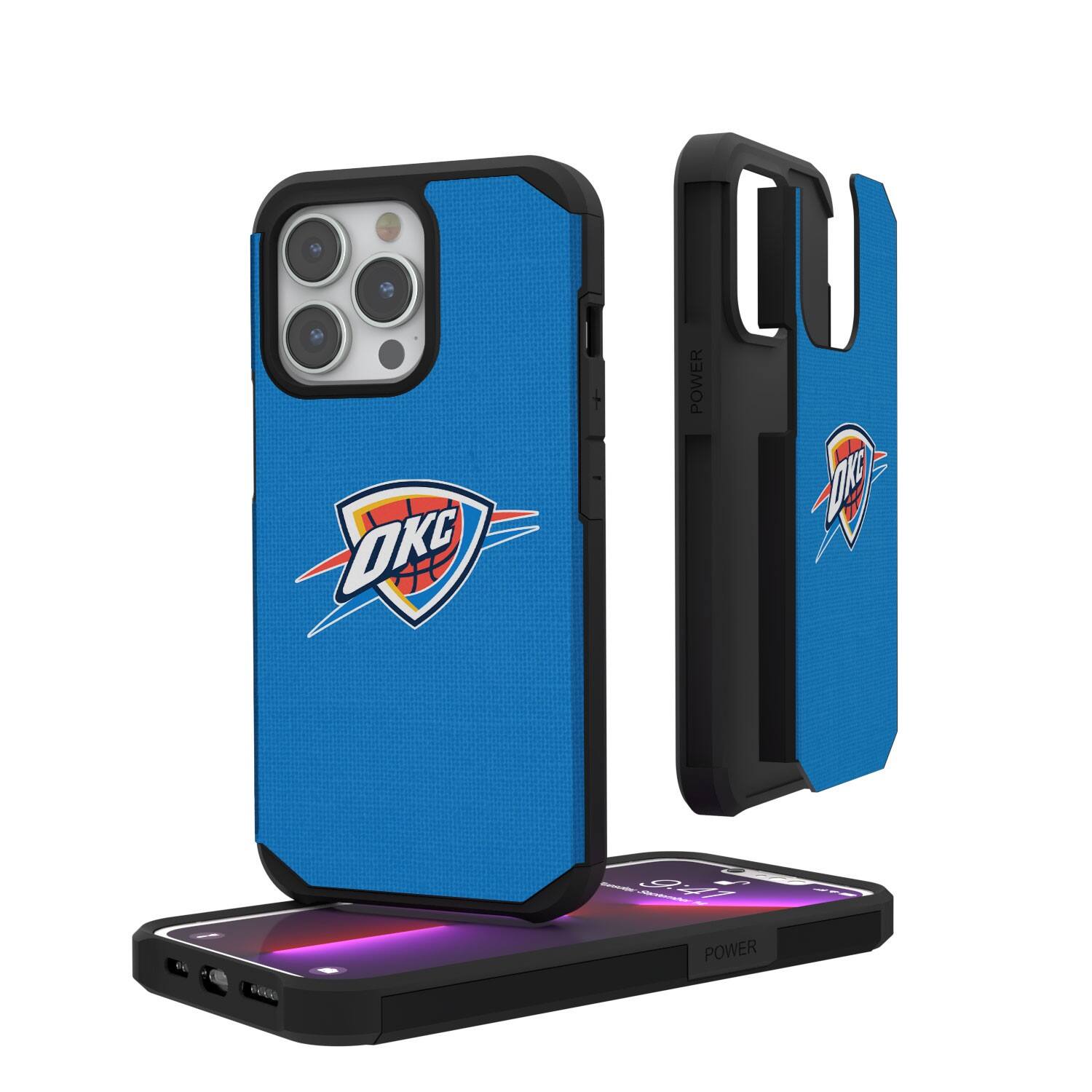 Keyscaper NBA Oklahoma City Thunder Solid Design iPhone Rugged Case 12 ...