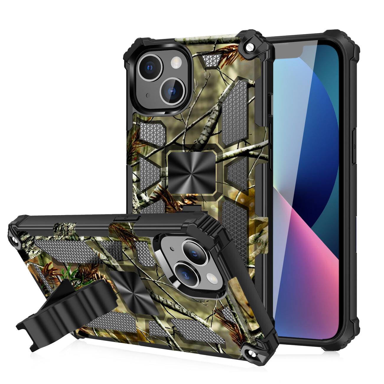 Reiko Built In Kickstand Tpu Case With Magnetic Mount For Apple Iphone ...