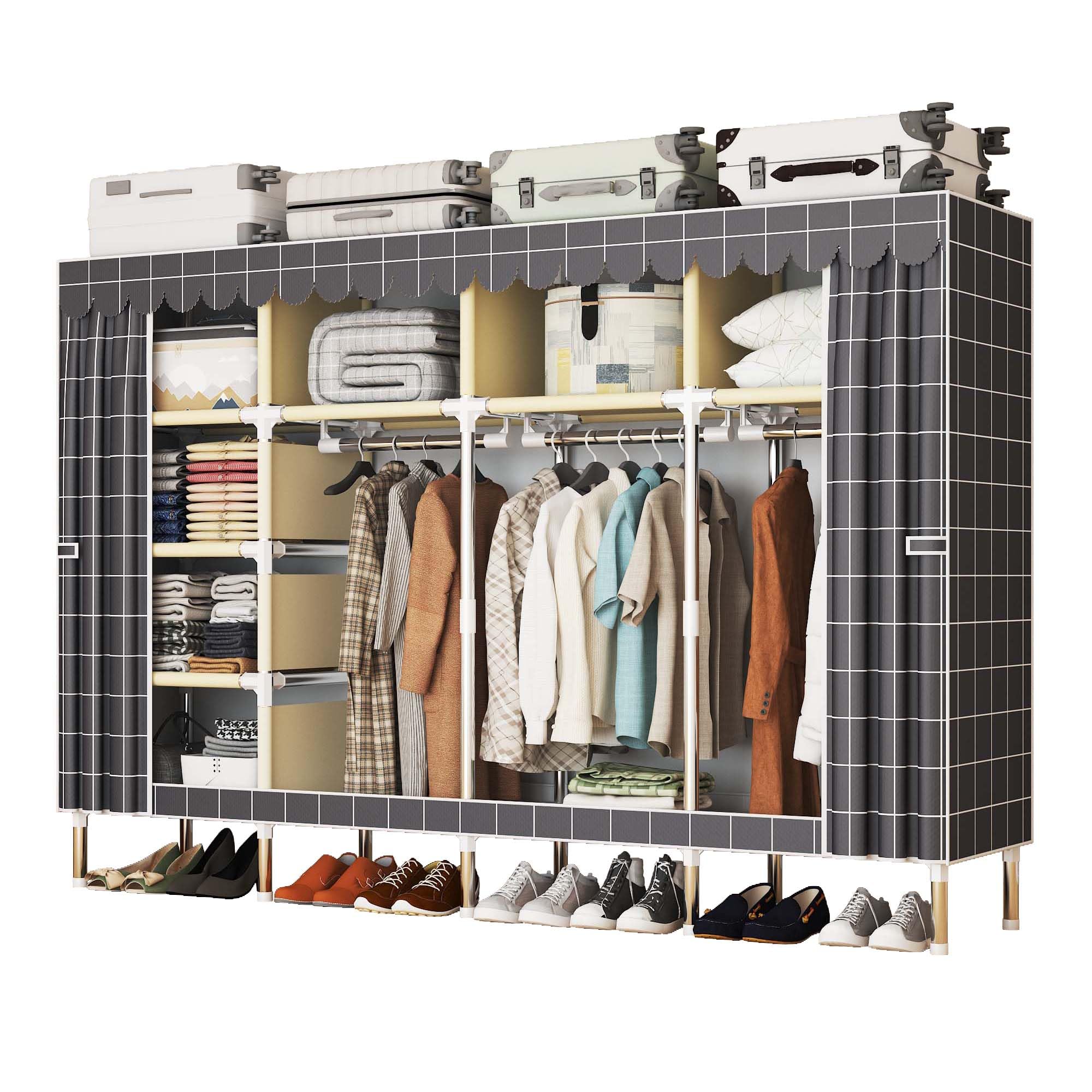 VEGA AUTOMOTIVE Portable Wardrobe Closet Durable And Easy To Assemble ...