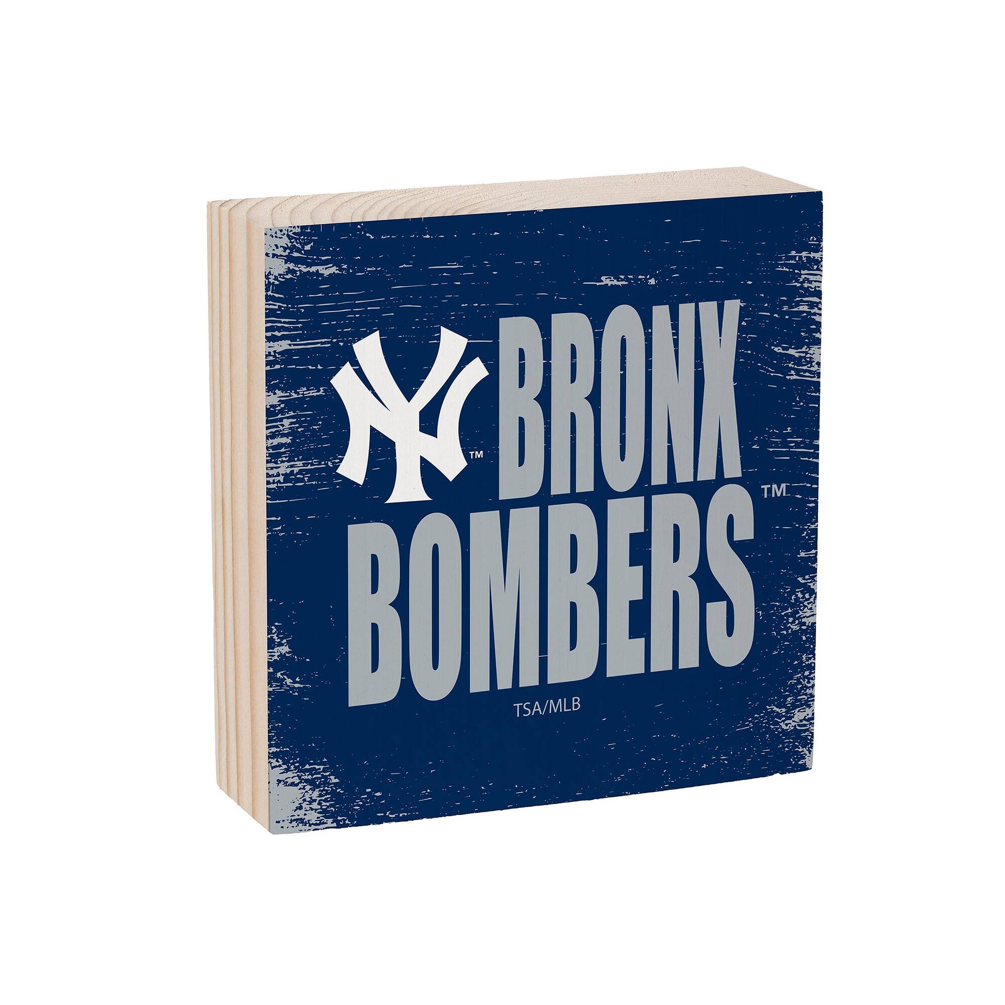Evergreen Enterprises New York Yankees 6" Square Fan Chant Wood Block ...