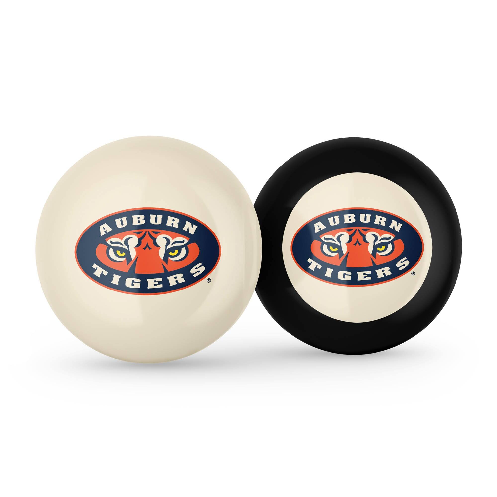 Imperial Auburn Tigers Logo Cue Ball & 8 Ball Combo Set White 201745876 ...