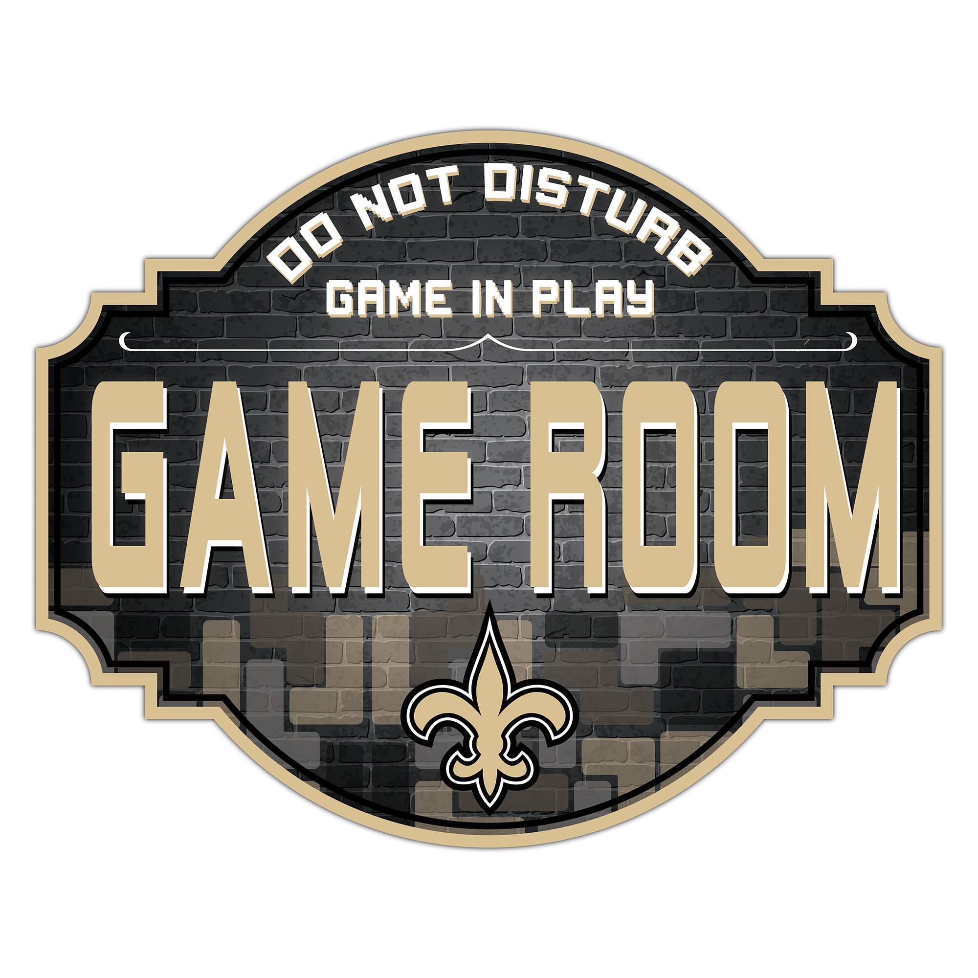 Fan Creations New Orleans Saints 12'' Game Room Tavern Sign Multicolor ...