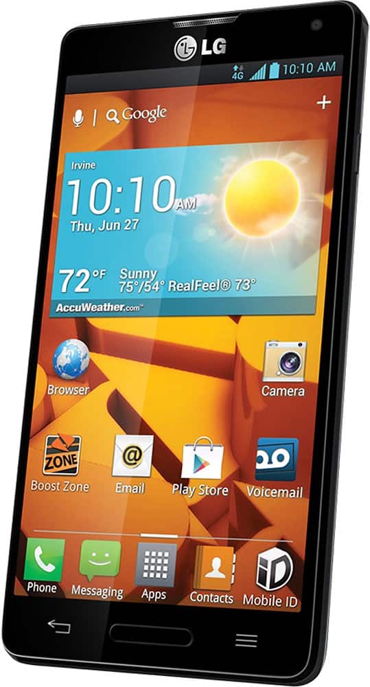 Best Buy: Boost Mobile LG Optimus F7 4G LTE No-Contract Cell Phone Black LG870