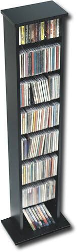 Customer Reviews: Ashlin Slim Multimedia Storage Tower Black Bma-0160 ...