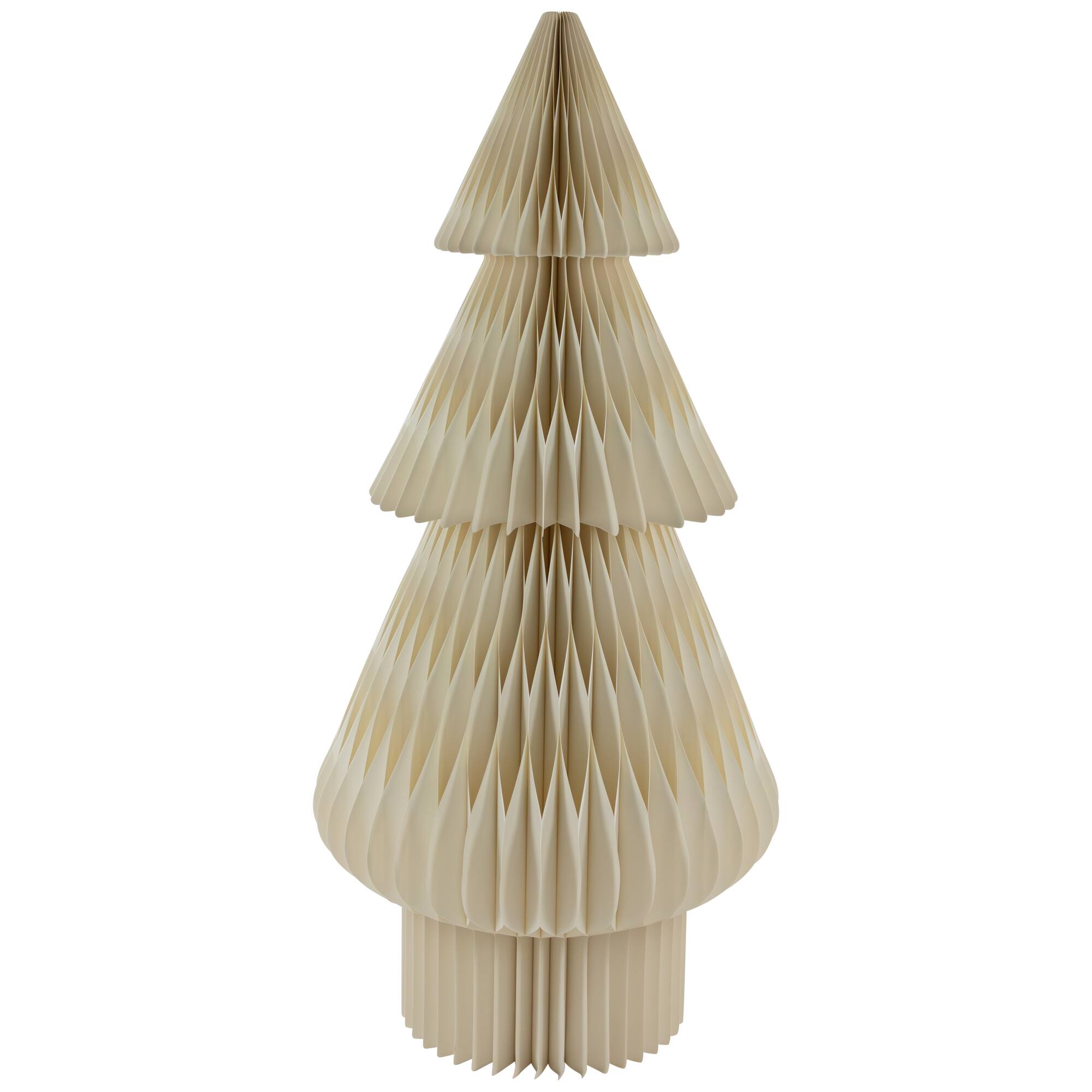 Northlight Tall Paper Accordion Honeycomb Foldable Christmas Tree 4 ...