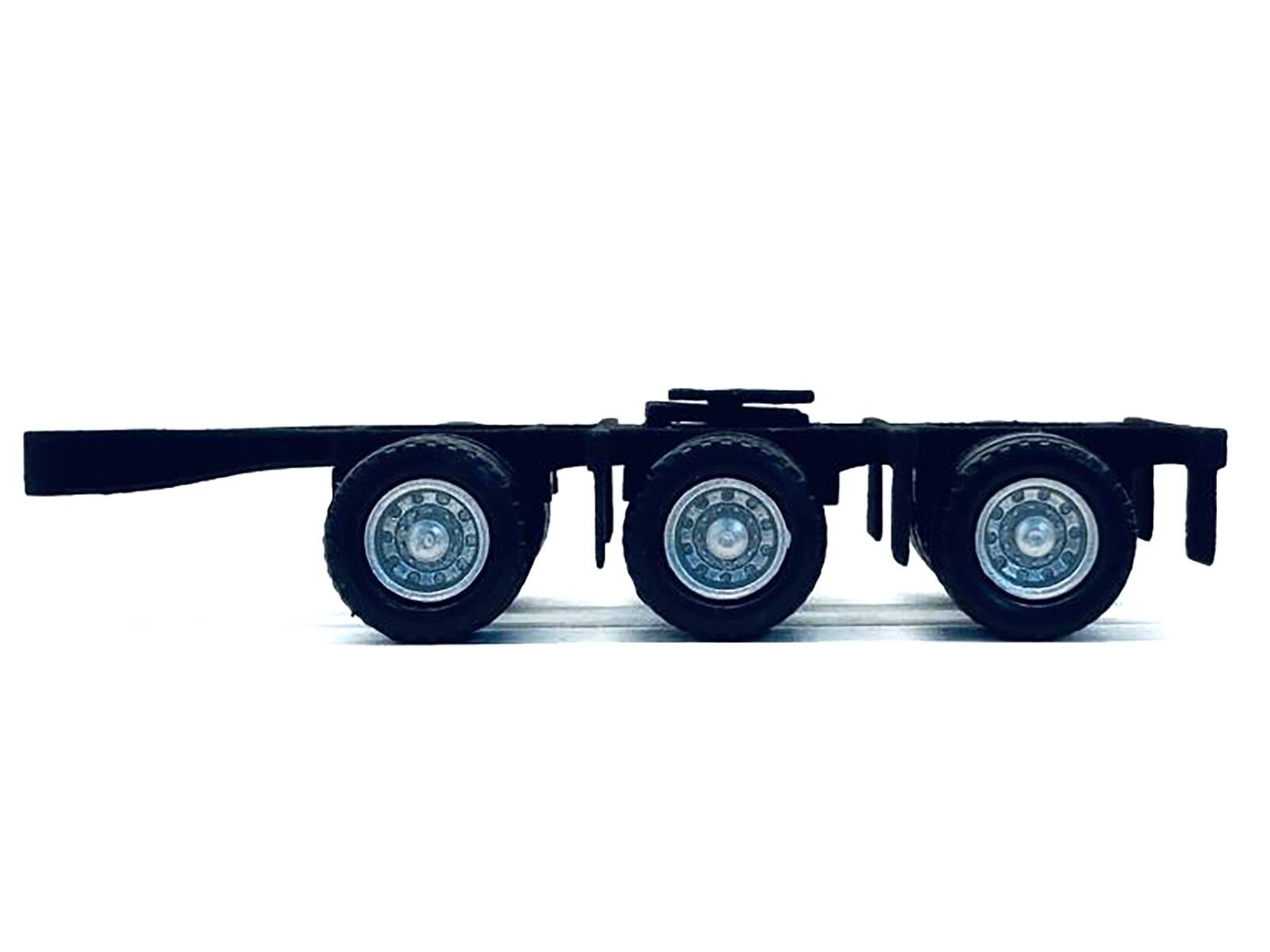 Tri Axle Dolly Converter 1/87 (HO) Plastic Model by Promotex Black ...